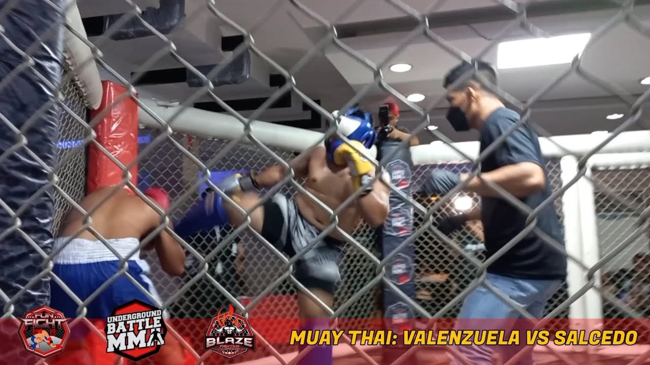 UGB Fun Fight Muay Thai: Valenzuela vs Salcedo - YouTube