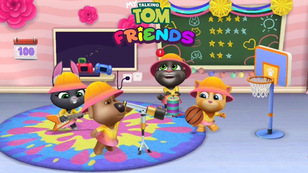 TOM, GINGER, BEN & BECCA BERMAIN BASKET DAN BERMAIN GITAR DI RUMAH ...