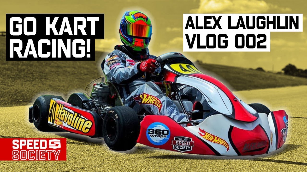 Alex Laughlin's goes GO KART racing + his GT350 gets hit by a 18 ...