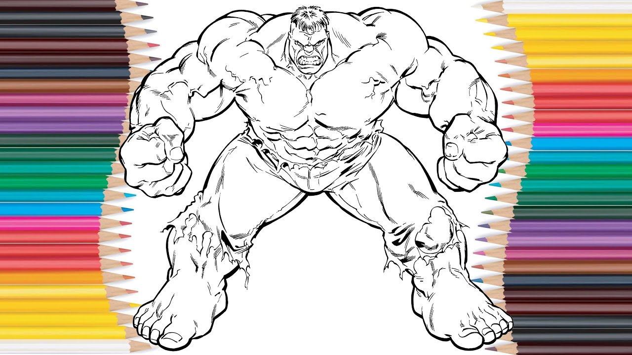Hulk Coloring Pages - Big Hulk Very Strong /@colorfulworldofficial/SIIK ...