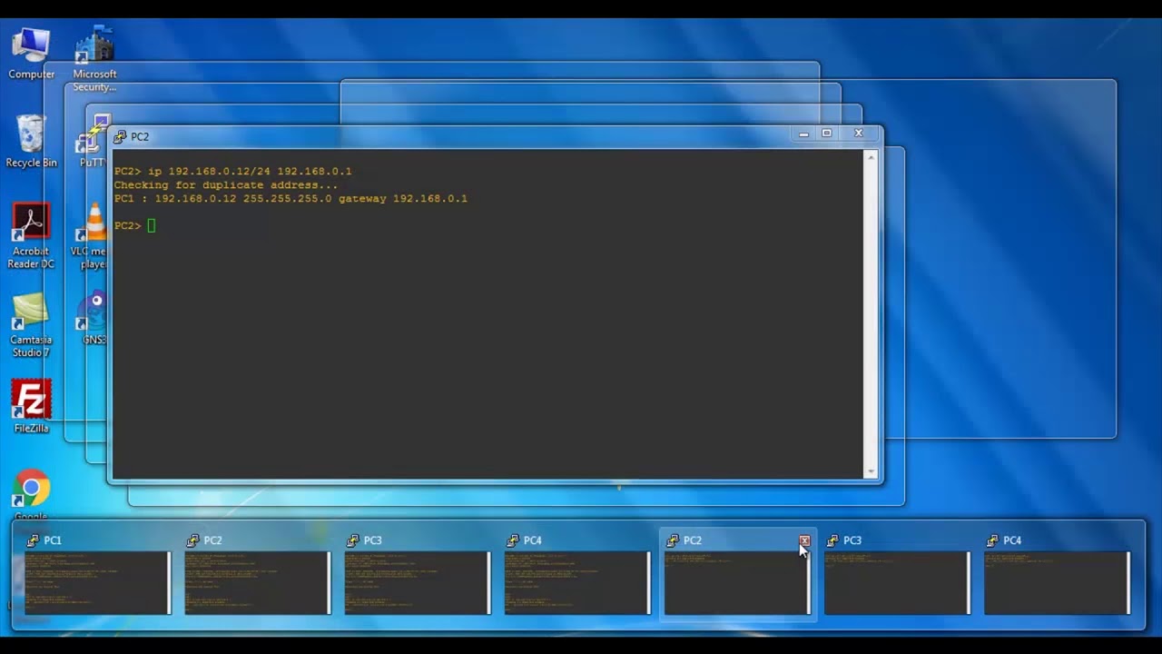CCNA Static Route LAB Practice - YouTube