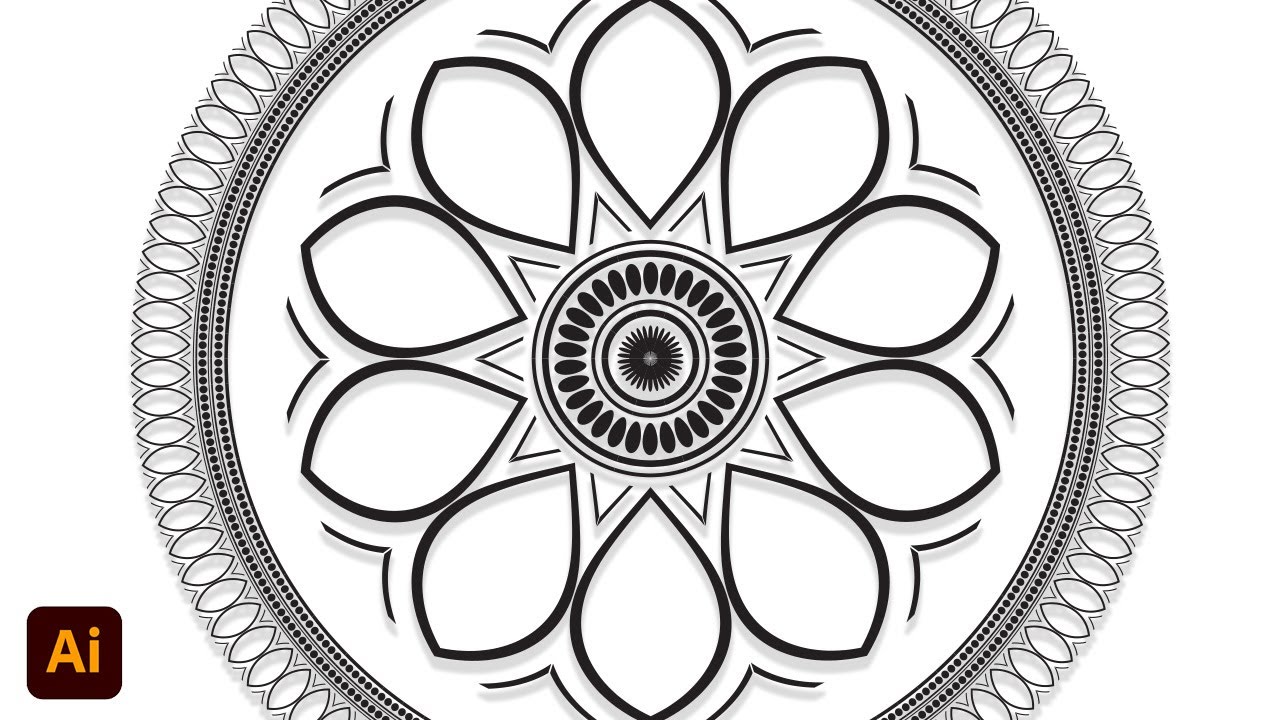 Easy a Seamless Pattern Brush adobe illustrator Tutorial - YouTube