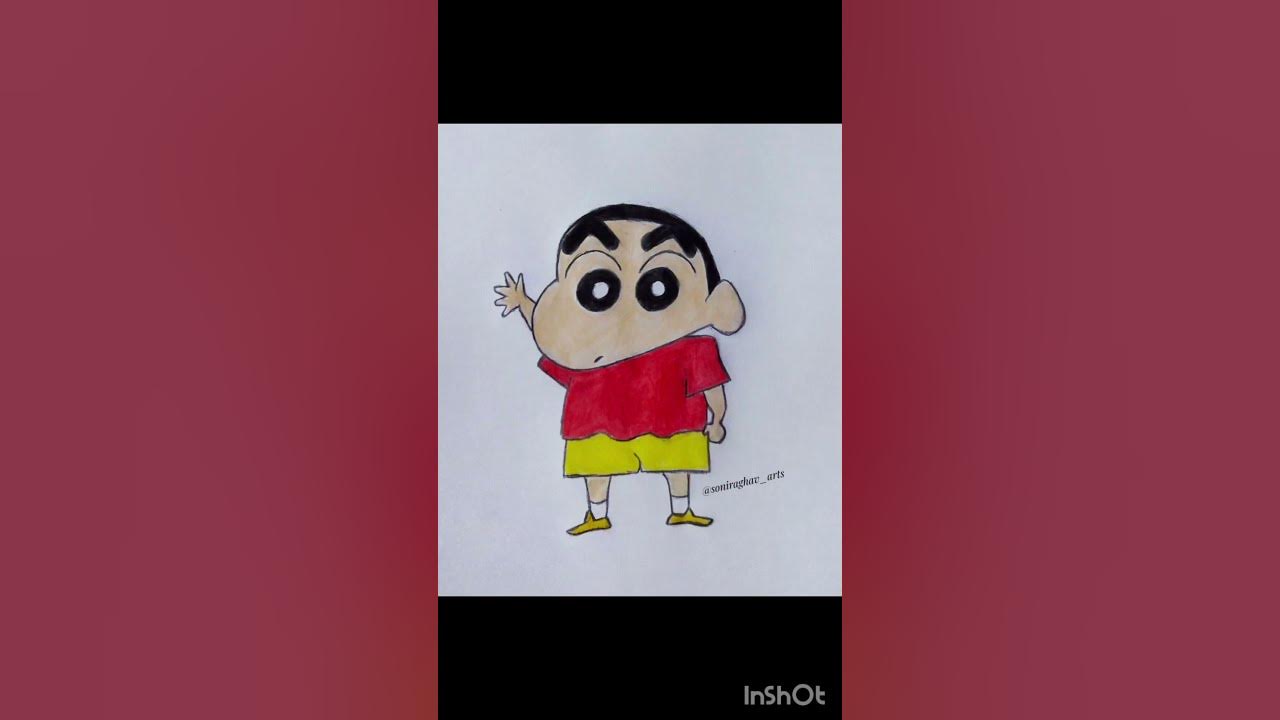 How to draw shinchan | shin-chan art|🎨🎨🎨🖌️🖌️🖌️🖌️ - YouTube
