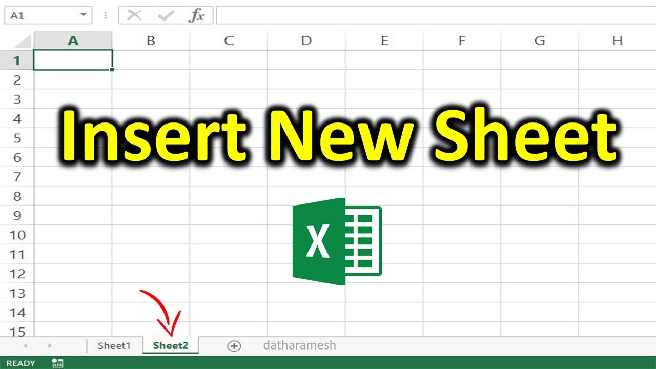 How to Insert New Sheet In Excel - YouTube