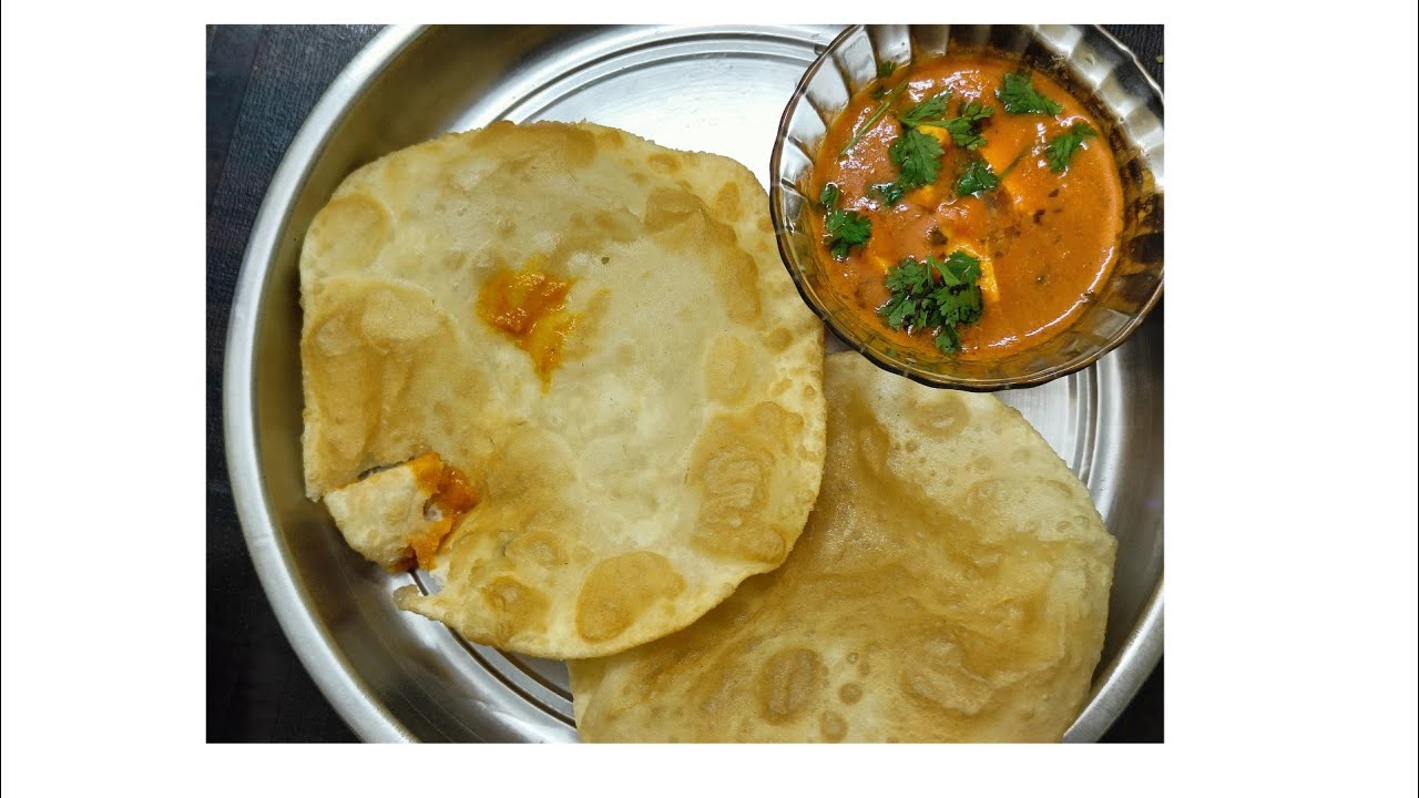 mini chola poori & paneer butter masala#poori # paneerbutter masala # ...