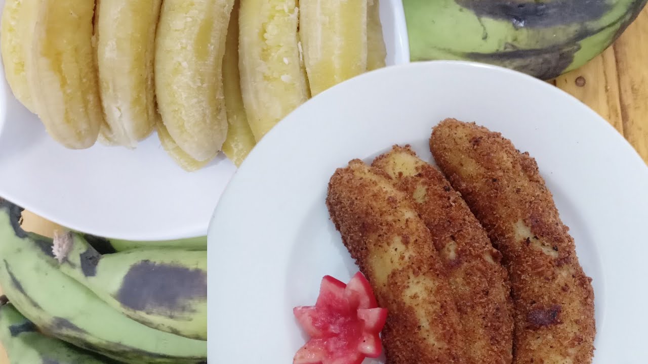 How to make Coated Deep fried Plantains - YouTube