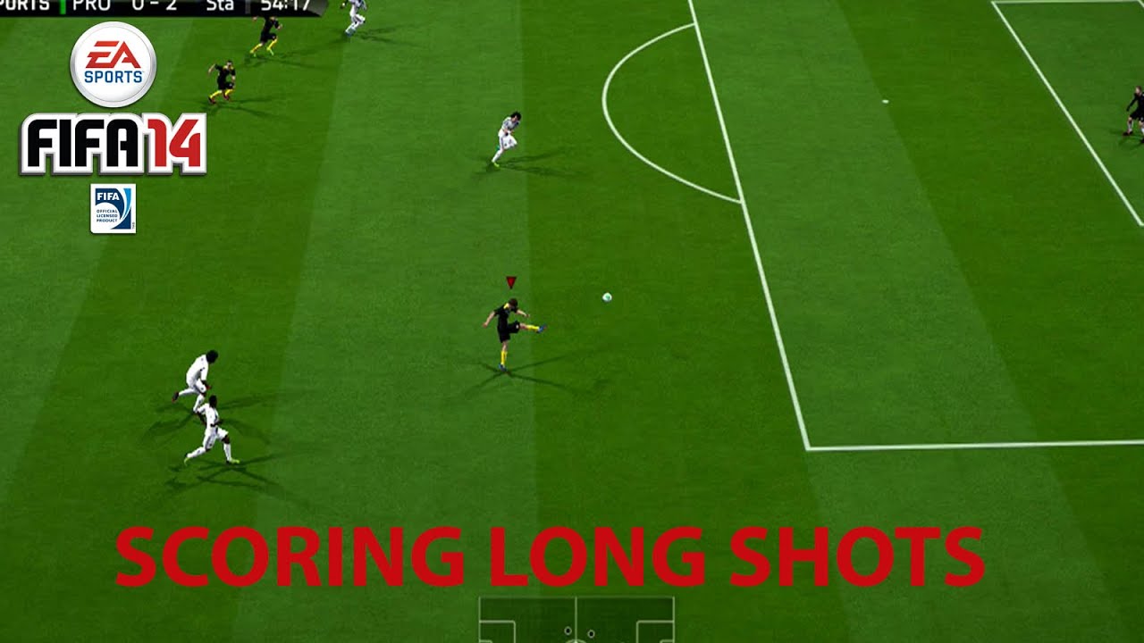How To Score Long Shots | FIFA 14 - YouTube
