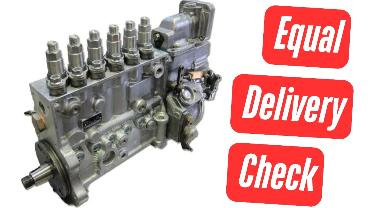 Master the Diesel Injection Pump Equal Delivery Test: Step-by-Step ...