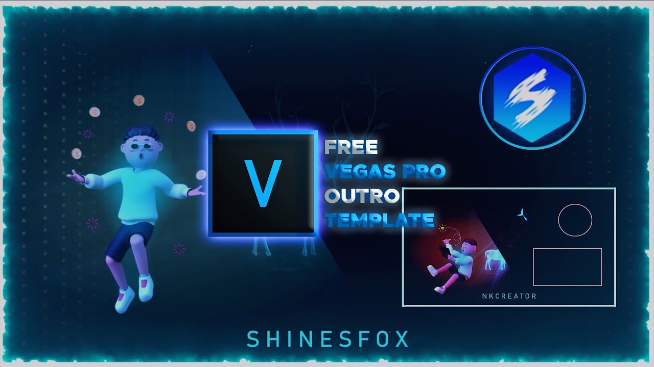 [Free YouTube Outro] Animated Outro Template for Sony VEGAS Pro ...