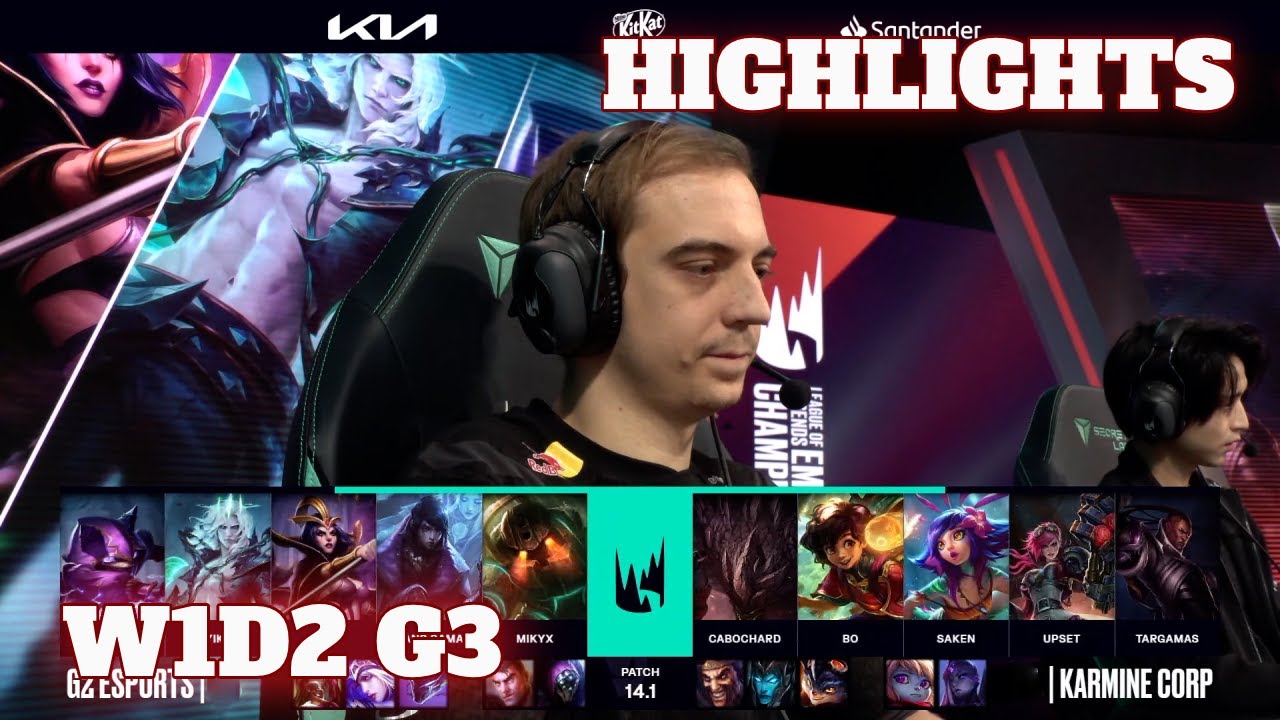 G2 vs KC - Highlights | Week 1 Day 2 LEC Winter 2024 | G2 Esports vs Karmine Corp W1D2 - YouTube