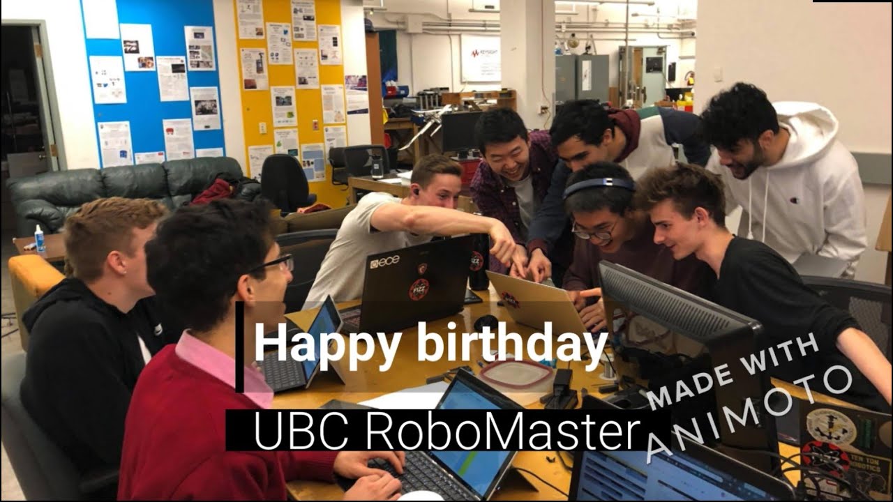 [UBC RoboMaster] Happy birthday! - YouTube
