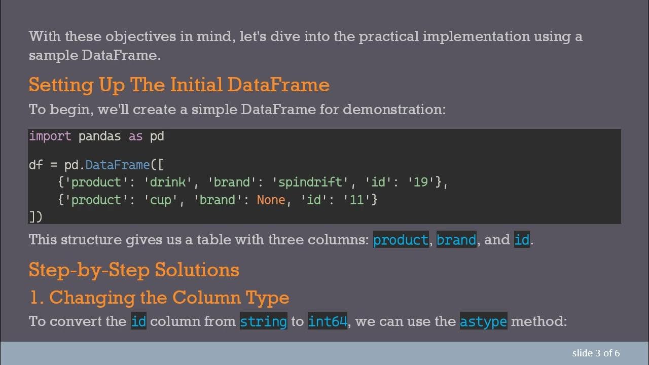Mastering DataFrame Operations in Pandas: Add, Remove, and Change ...