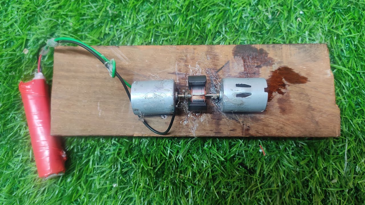3v DC motor- open DC motor - new DC motor inside - YouTube