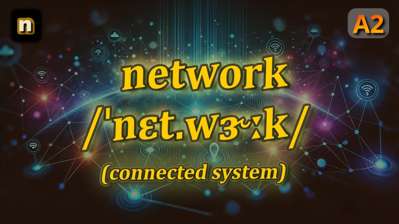 [n] Network meaning (connected system) with 5 examples - YouTube