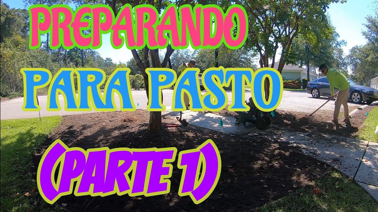 PREPARANDO PARA PONER PASTO - YouTube