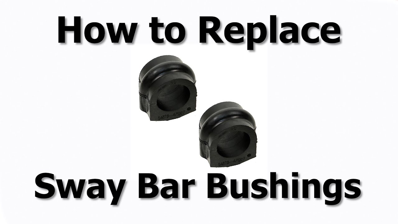 How to Replace Nissan Sway Bar Bushings - YouTube