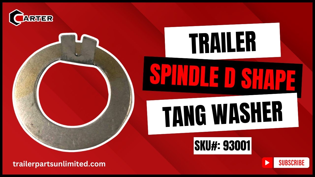 SKU#: 93001 - Trailer Spindle D Shape Tang Washer - Trailer Parts ...