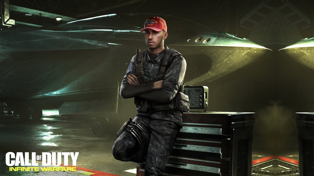 LEWIS HAMILTON IN INFINITE WARFARE - YouTube