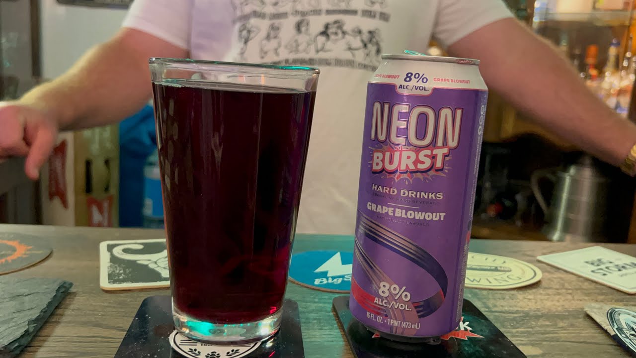 Neon Burst Grape Blowout - AB InBev - 8%abv - YouTube