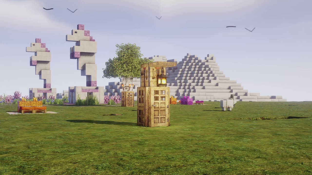 Minecraft 1x1 small house - YouTube