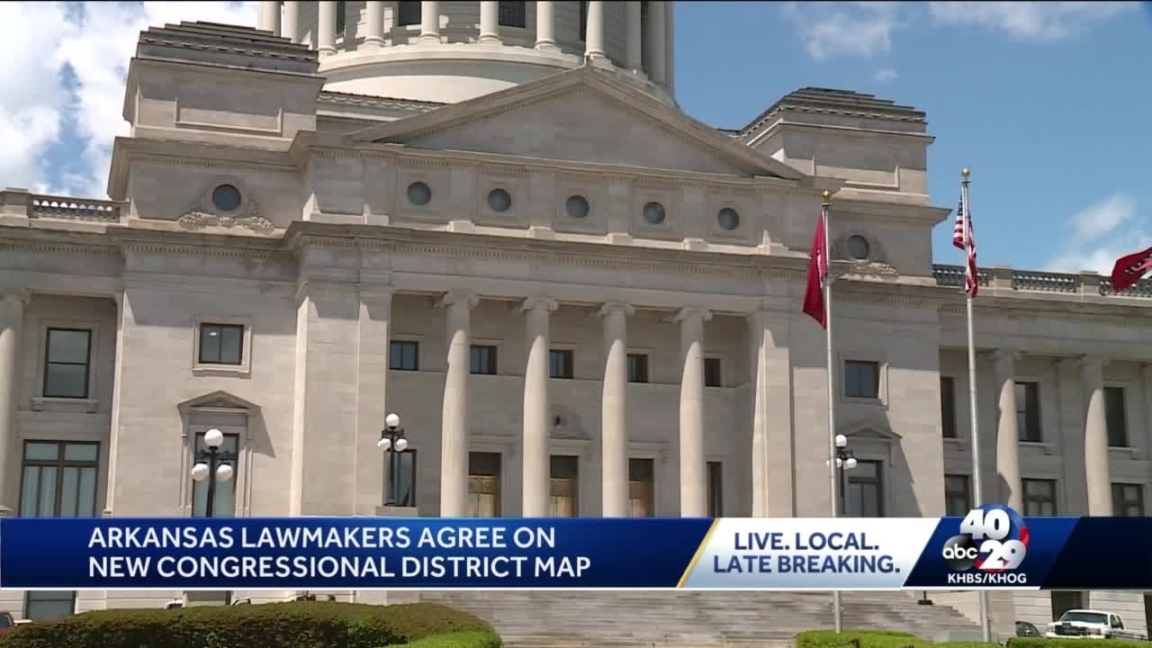 Arkansas Lawmakers Approve New Congressional District Map Youtube