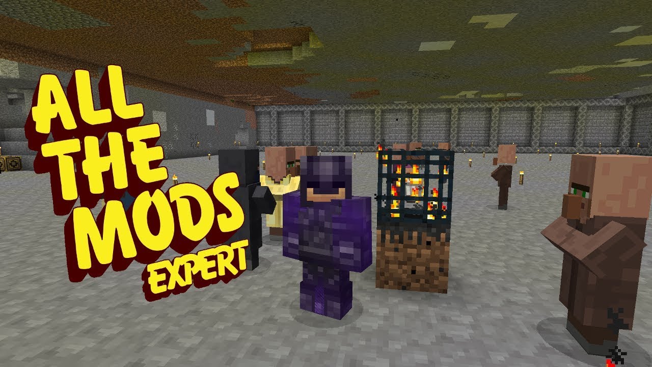 All The Mods Expert Mode - VILLAGER SPAWNER [E44] (Minecraft Expert Mod ...