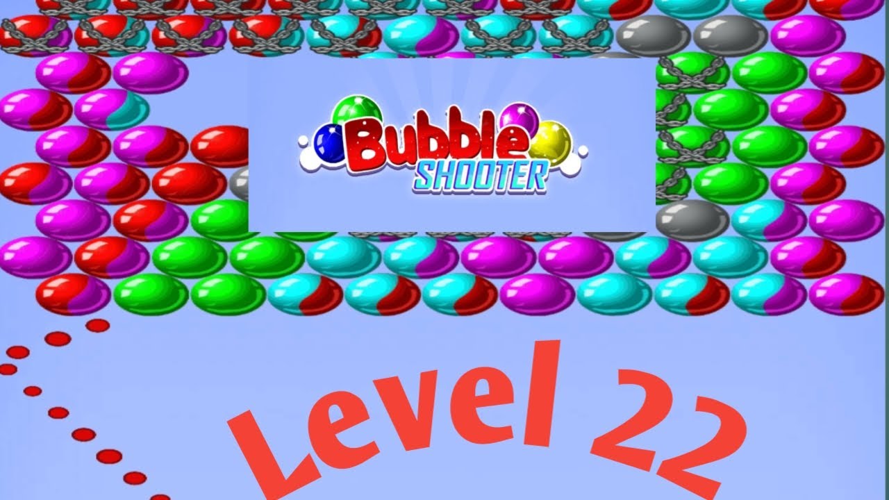 bubble shooter Gameplay / Level 22 / bubble shooter Game online - YouTube
