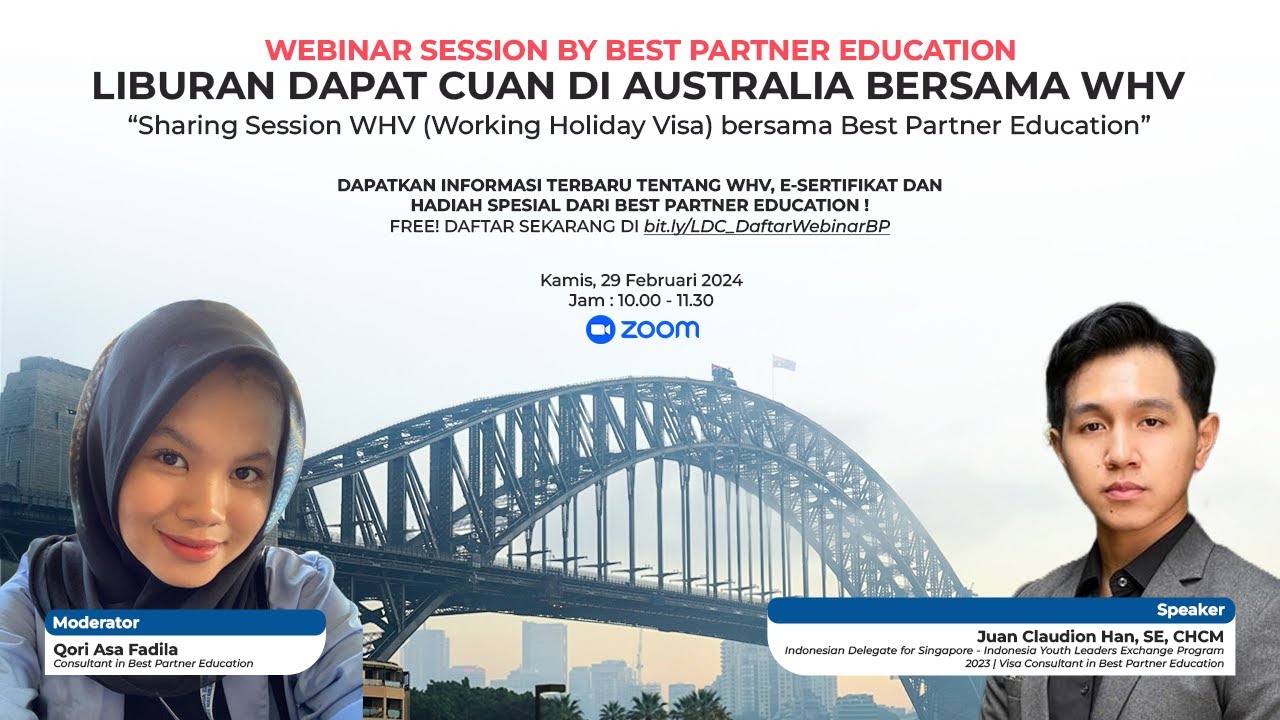LIBURAN KE AUSTRALIA GRATIS, MALAH DIKASIH UANG?! SEMUA TENTANG WHV (WORKING HOLIDAY VISA) - YouTube