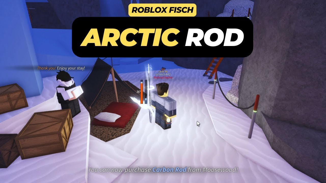 How to Get Arctic Rod in Roblox Fisch - YouTube