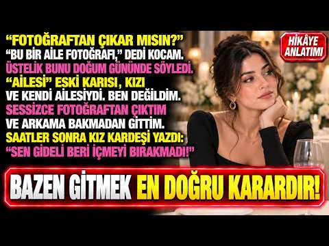 Kocam “Bu Bir Aile Fotoğrafı!” Dedi… “Demek Ben Aileden Değilim!” Dedim Ve Gittim!