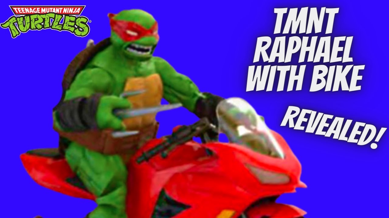 TMNT Raphael With Bike Revealed!! - YouTube