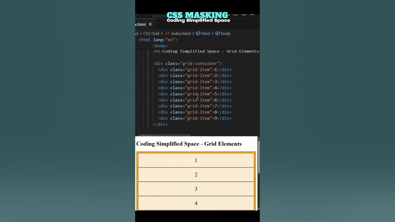 20100 Frontend Concepts Css Grid Layout Css Html Javascript Frontend Tutorial Youtube