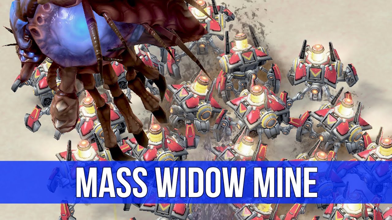 StarCraft 2: MASS Widow Mine! (Game Analysis) - YouTube