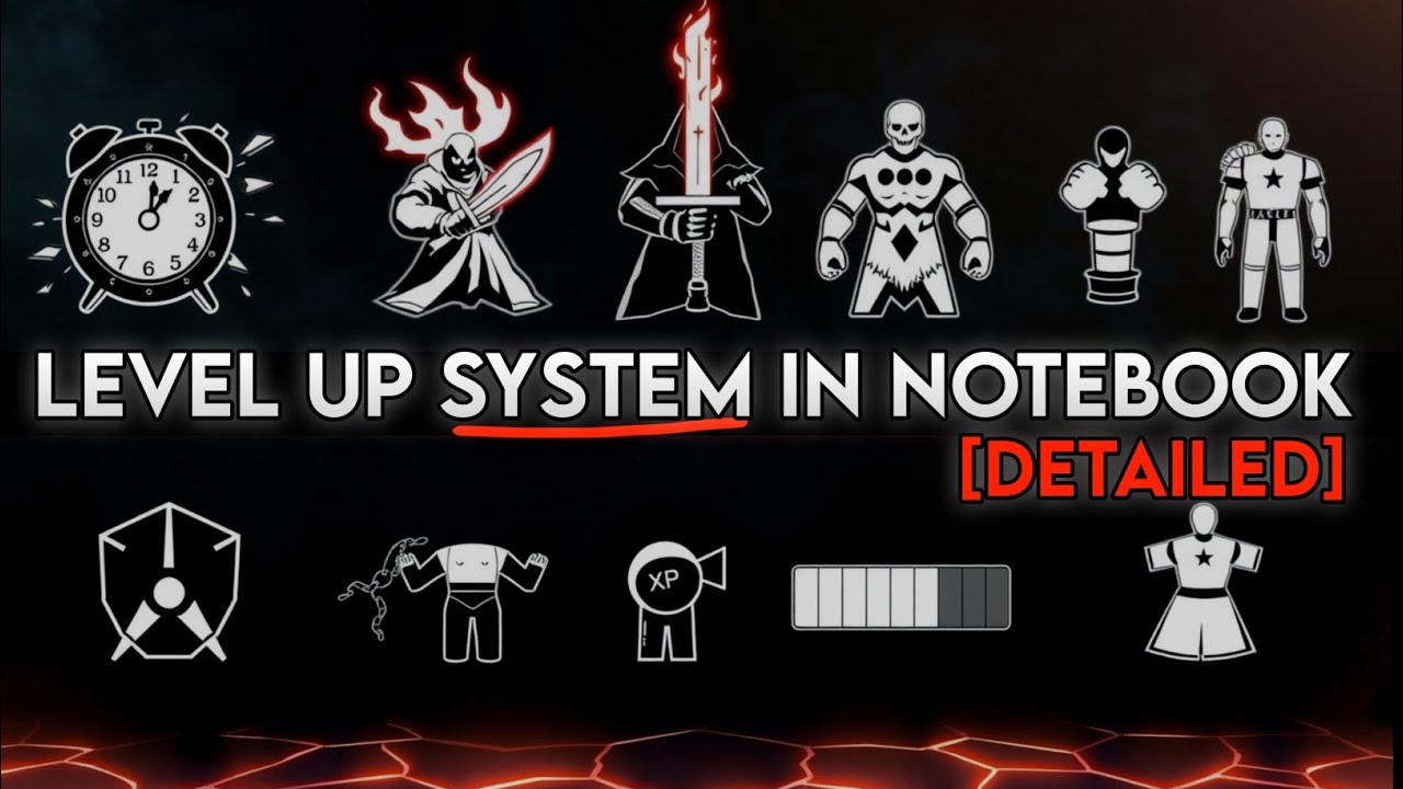 Level Up system in your notebook [advanced] - YouTube