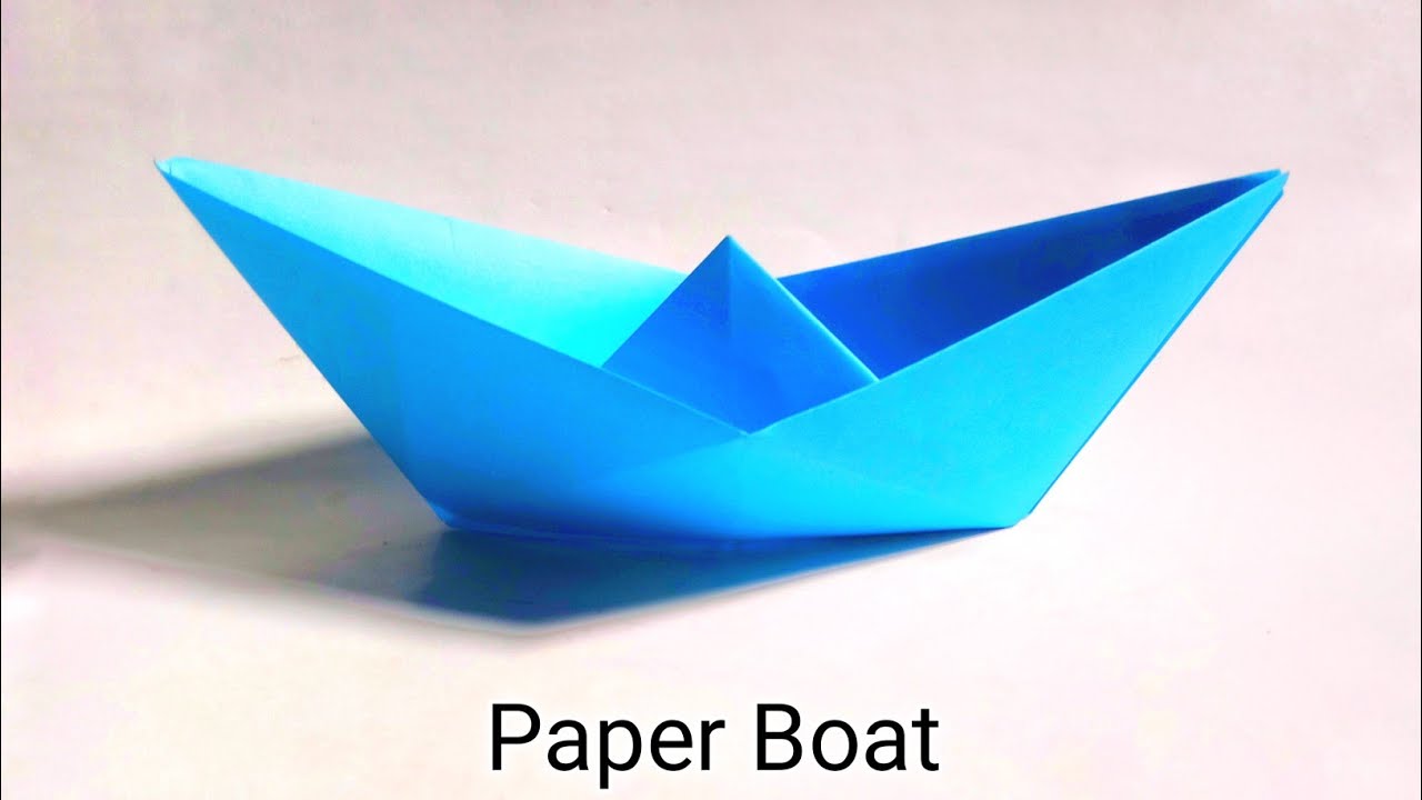 How to make a paper boat || Origami paper boat | Making craft - YouTube