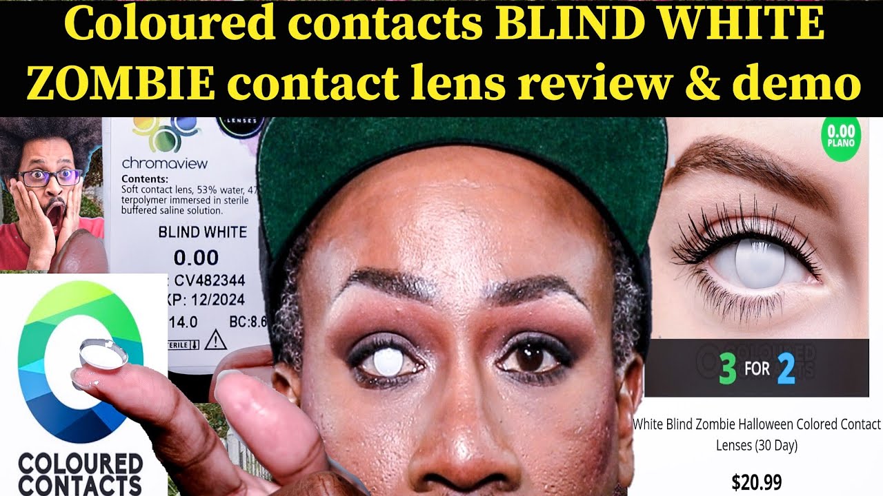 Blind White Contacts