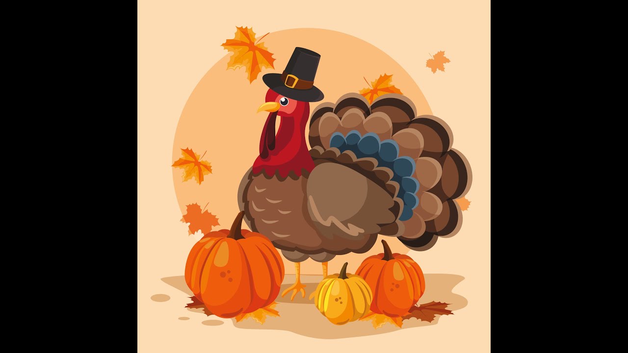 Hey Color Paint by numbers app Color with me Turkey with pumpkins # ...