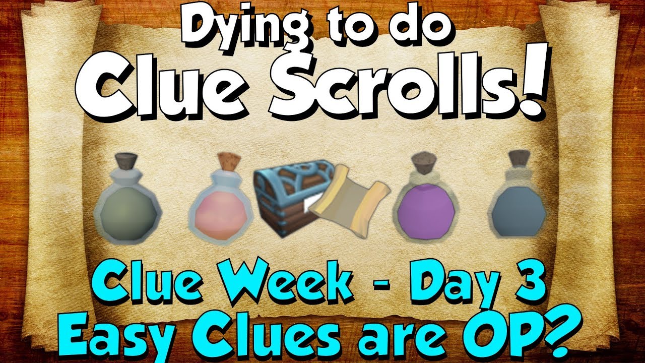 Clue Week - Day 3. Easy Clues OP! [Runescape 3] Dying to do Clue ...