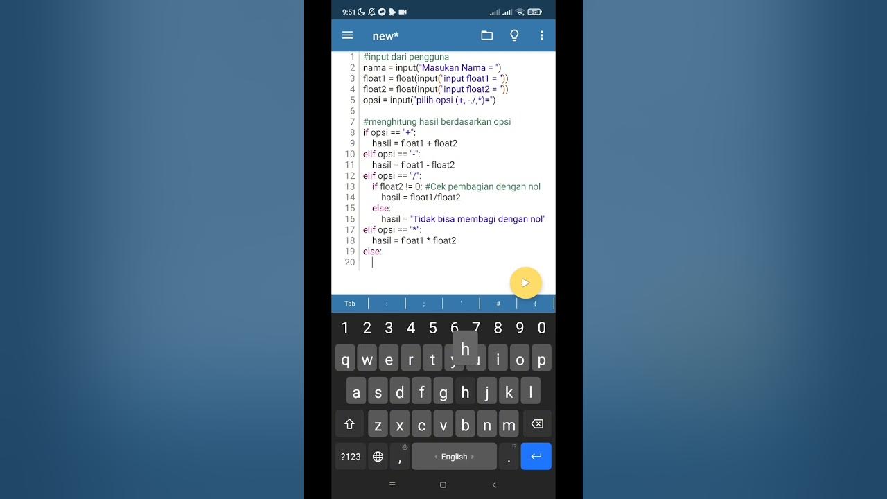 Python Operasi Dasar - Aritmatika - YouTube