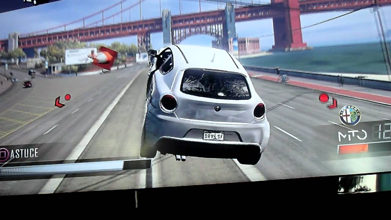 driver sf course poursuite avec une alfa romeo MITO - YouTube