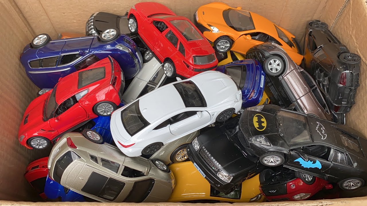 Box Full Toys Cars Lexus, Toyota, Audi, BMW, Hyundai - YouTube