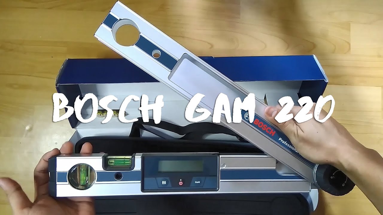 Pengukur Sudut Angle Measurer Bosch GAM 220 GAM220 Professional - YouTube