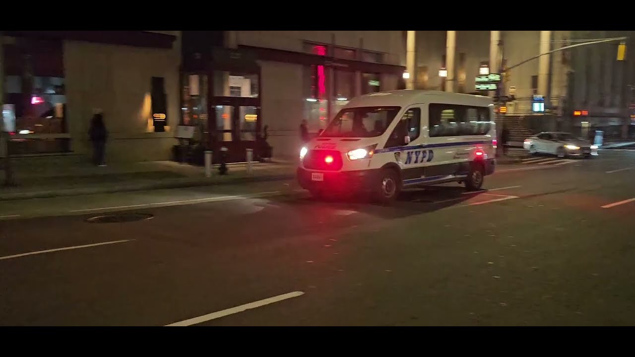 NYPD Responding On Trinity Place In Lower Manhattan, Manhattan, New ...