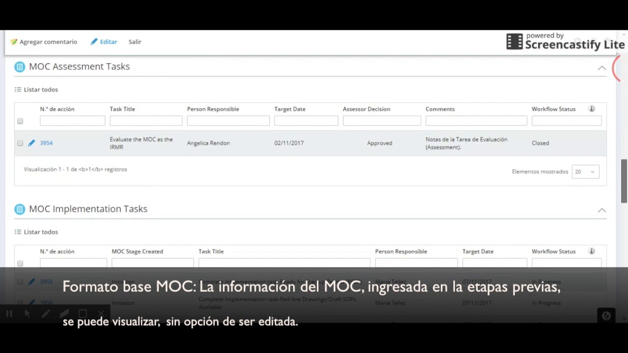MOC IMPLEMENTATION 1 - YouTube