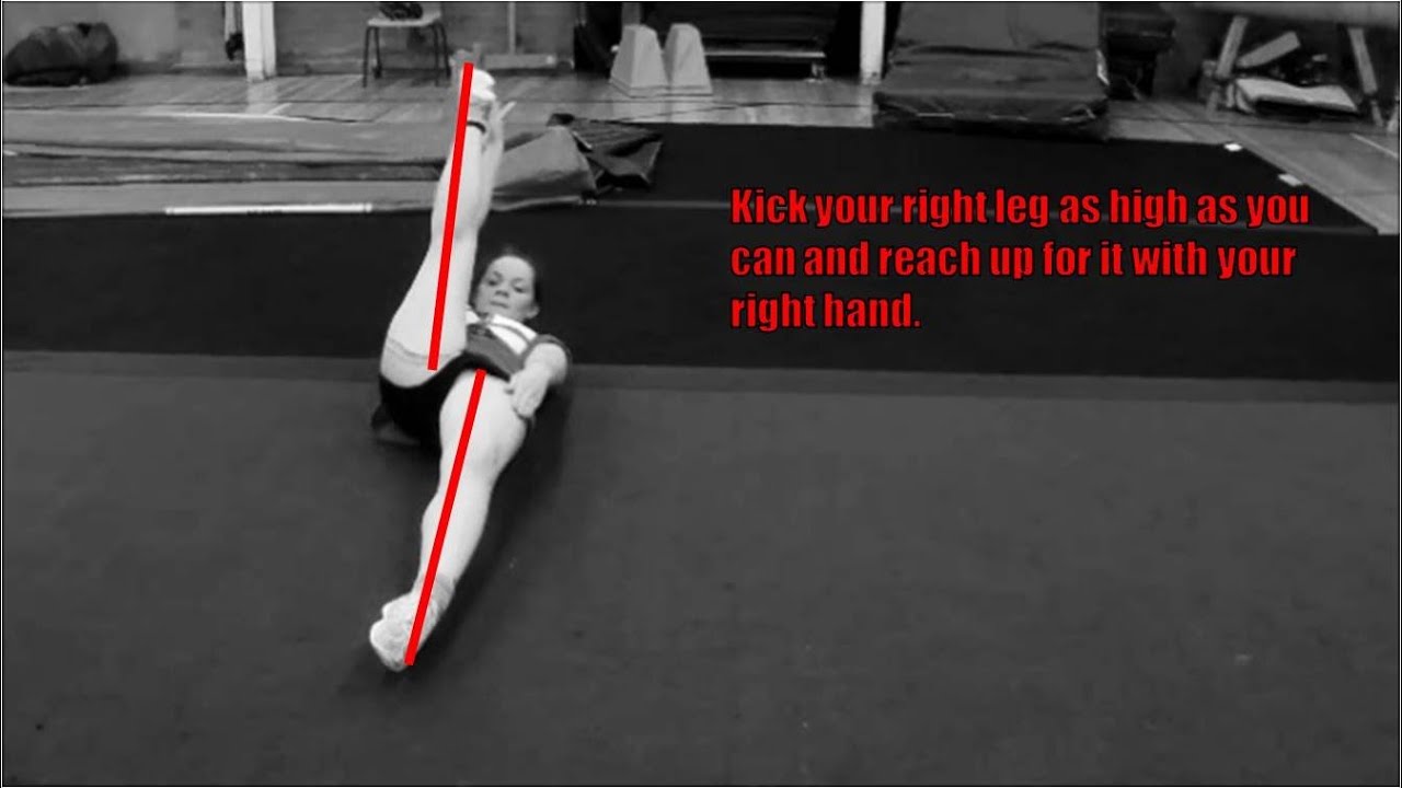 Cheerleading Conditioning Exercises for a better Kick Full - YouTube