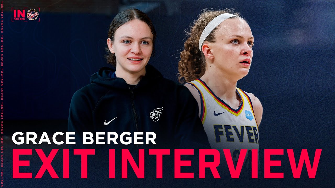 Grace Berger 2023 Exit Interview | Indiana Fever - YouTube