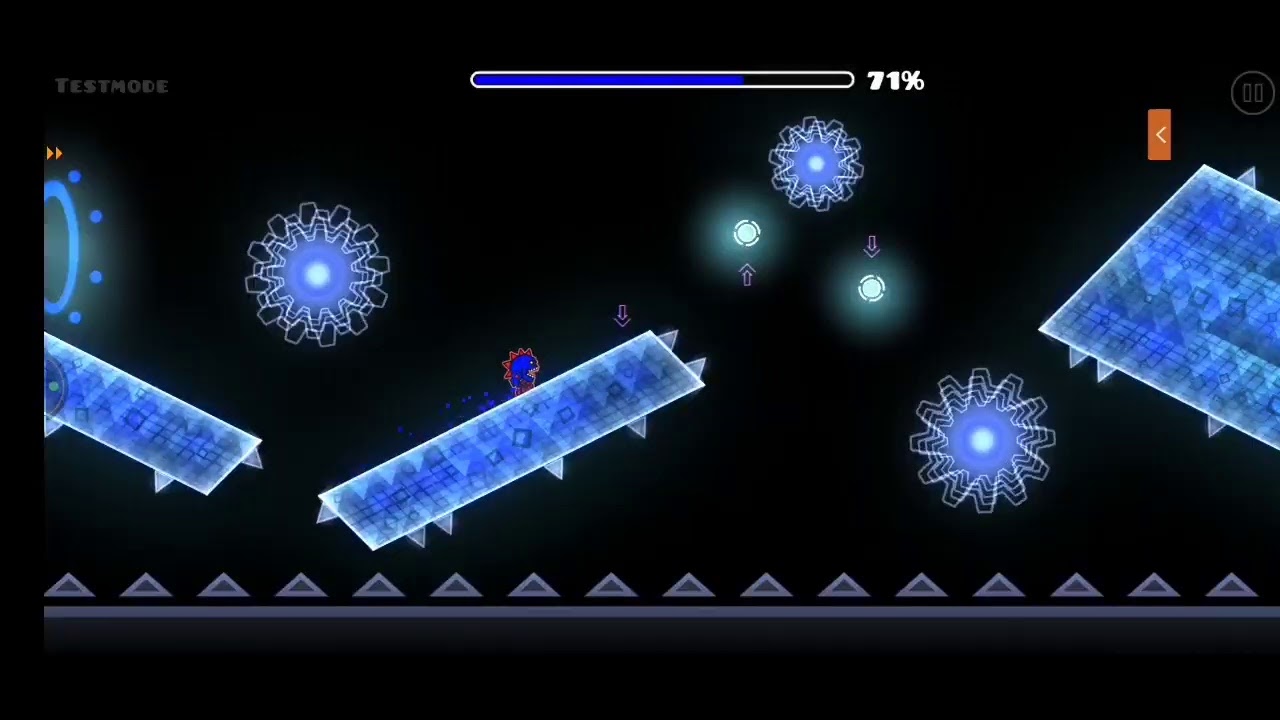 BIRU Geometry Dash (%?) - YouTube