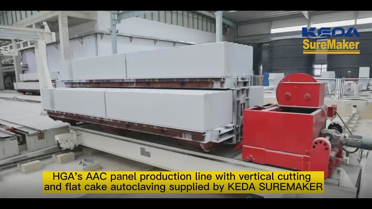 KEDA SUREMAKER supplied the AAC production line with flat cake ...