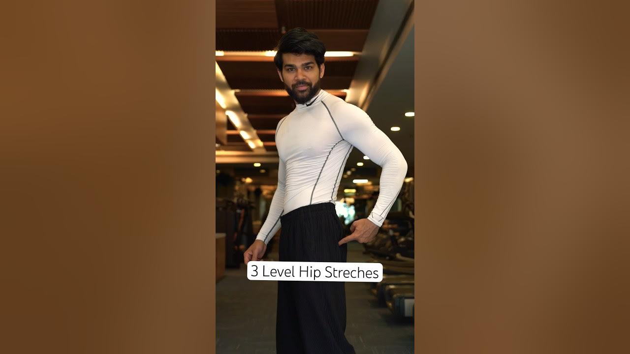 3 Level Hip Stretching | Shurufit India | #youtubeshorts #shorts - YouTube