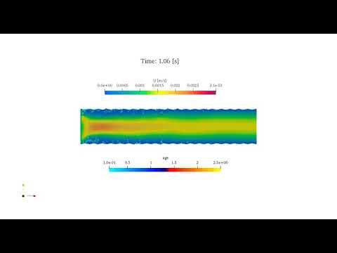 OpenFOAM: Particle flow modeling using icoLagrangianFoam - YouTube